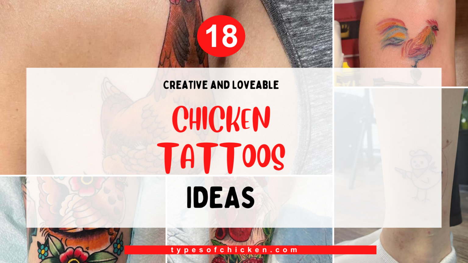 16 Creative and Loveable Chicken Tattoo Ideas That You Don’t Wanna Miss ...