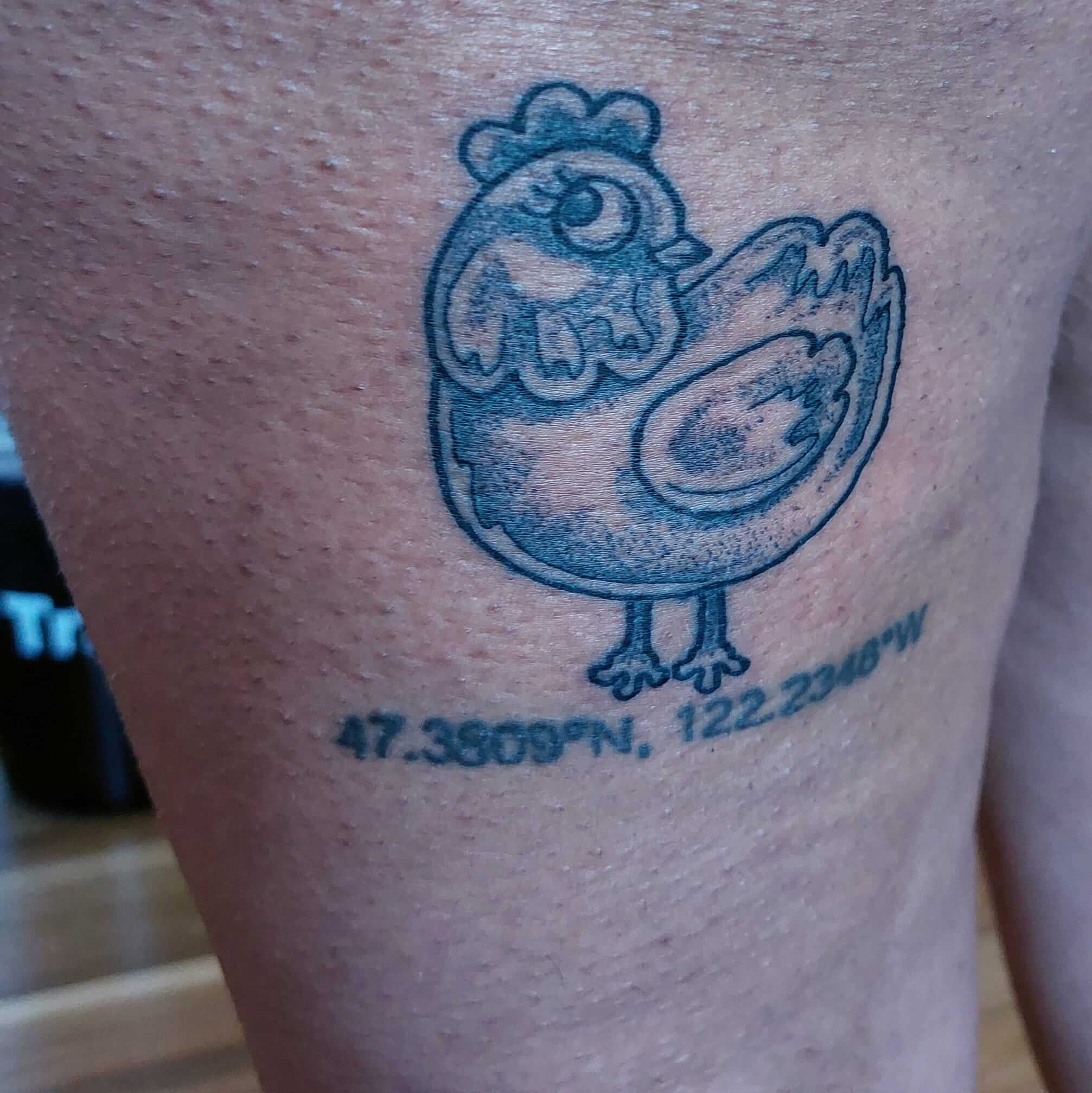 16 Creative and Loveable Chicken Tattoo Ideas That You Don’t Wanna Miss ...