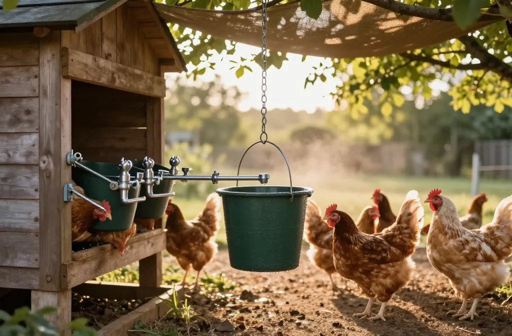9 Chicken Waterer Setup Ideas That Keep Water Cooler and Cleaner in ...